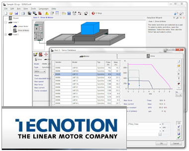 ControlEng: SERVOsoft News: SERVOsoft® adds TECNOTION Linear Motors